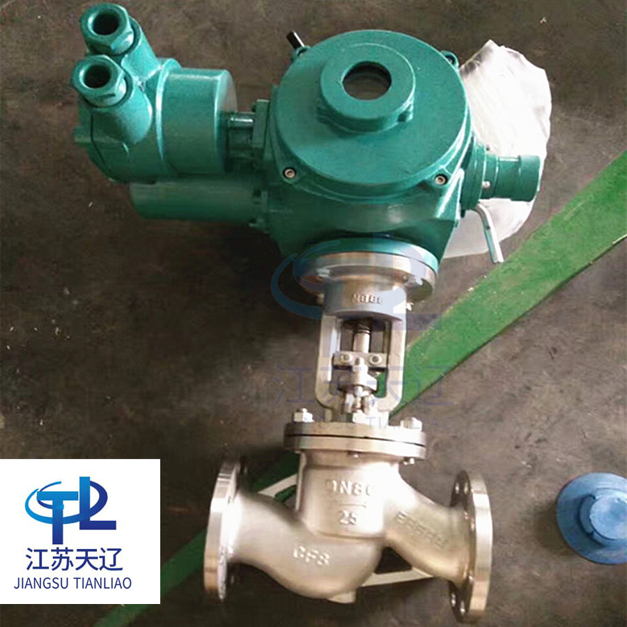 矿用电动不锈钢截止阀MKJ941W-25P-DN80 阀体材质304不锈钢_矿用电动不锈钢截止阀_江苏天辽自动化科技有限公司