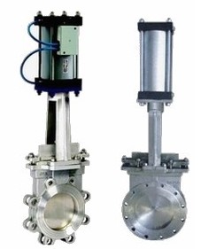 PZ673H/X-10C高温耐磨刀型闸阀 铸钢气动刀型闸阀 浆液阀插板阀DN50_高温耐磨刀型闸阀_江苏煜阀阀门科技有限公司