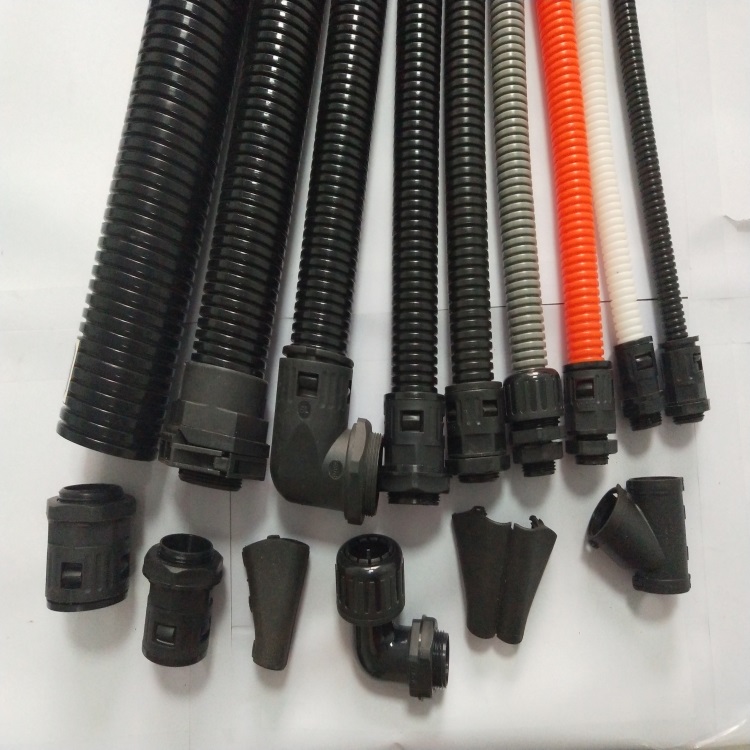 古丈县 黑色开口塑料波纹管接头 AD54.5开口型软管快速接头规格_黑色开口塑料波纹管接_宝鸡福莱通机械有限公司