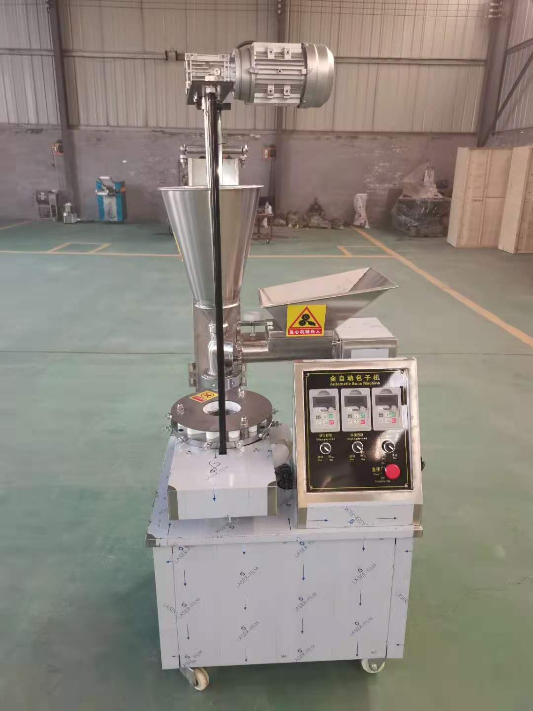 新款智能全自动包包子机 商用仿手工创业早餐 商用食堂多功能一体机_全自动包包子机_邢台迈吉机械制造厂