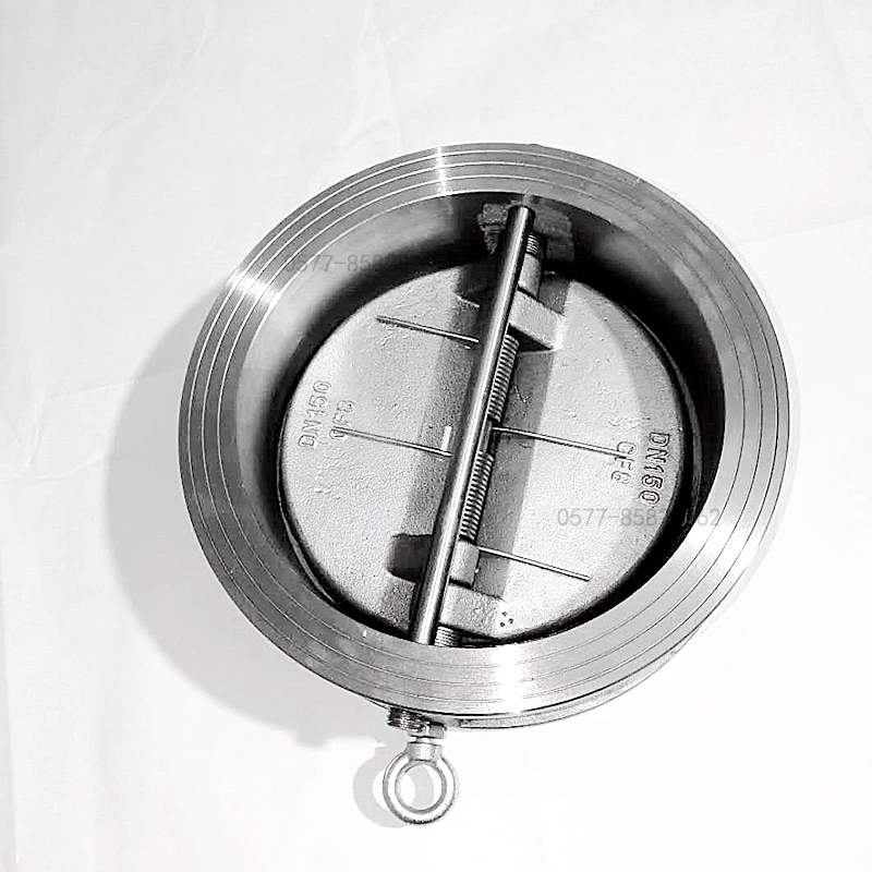 现货批发对夹止回阀H76H-16P 蝶式止回阀304止回阀 双瓣单向阀价格、电话、图片