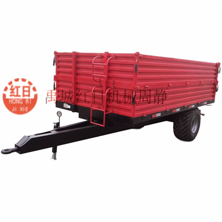 7C-3红日农用半挂拖车 出口运输液压自卸拖车价格、电话、图片