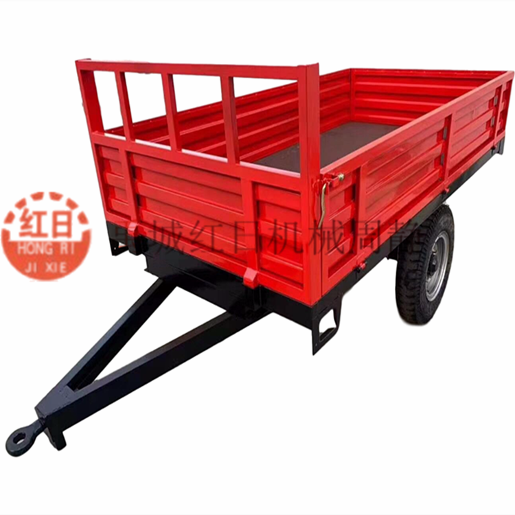 7C-3红日农用半挂拖车 出口运输液压自卸拖车价格、电话、图片