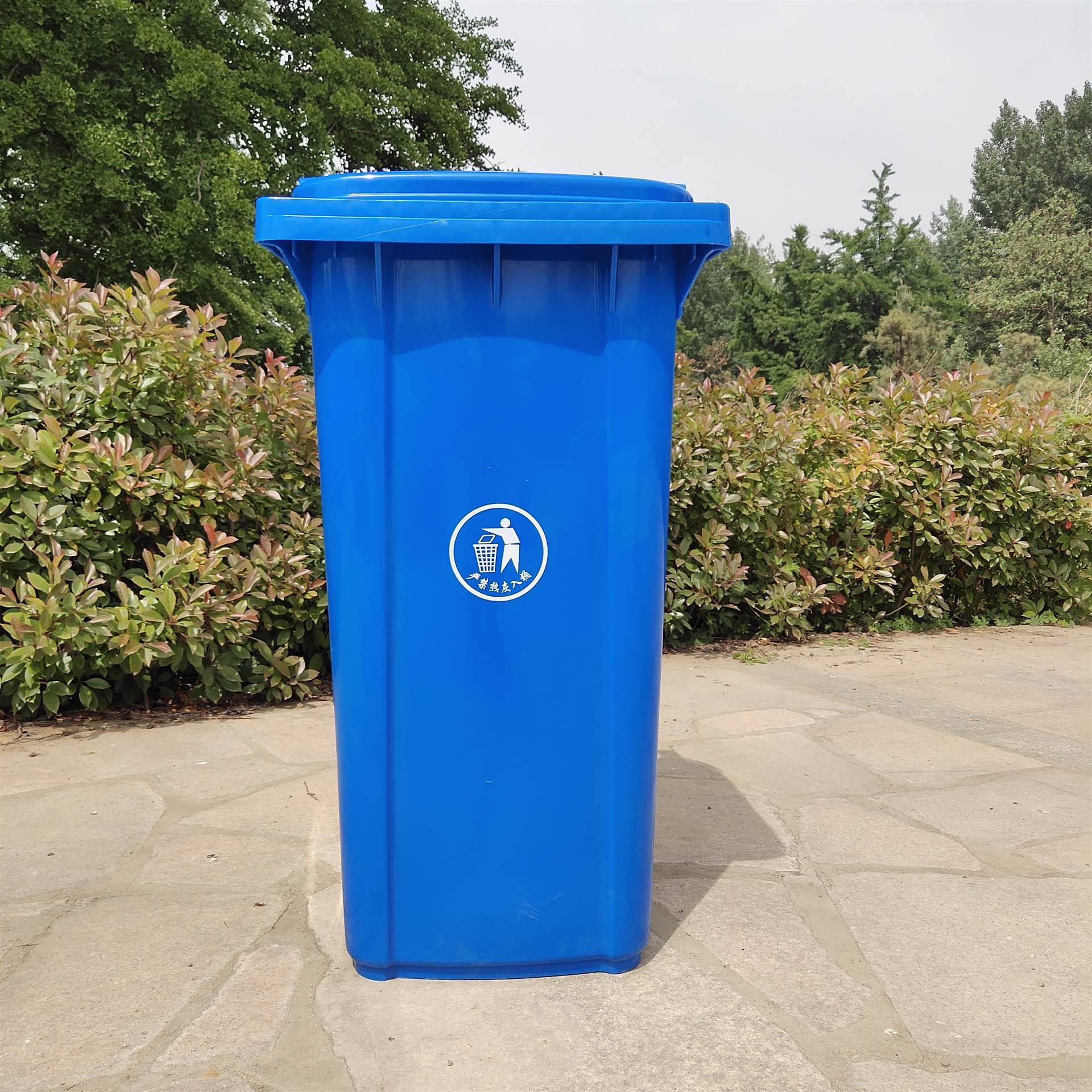 240L加厚环卫脚踏垃圾桶价格、电话、图片