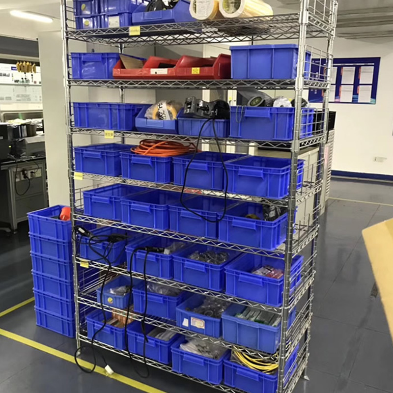 SMT单峰货架 线棒货架 镀铬SMT层架 工业置物架 物料架定制_SMT单峰货架_深圳市美之高实业发展有限公司（高之美）