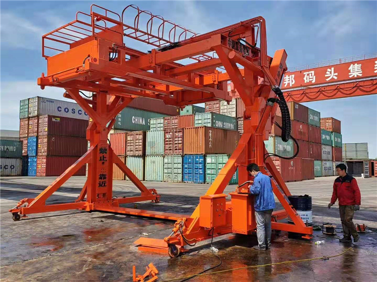 双车位集装箱翻运机 集装箱装卸装置定做