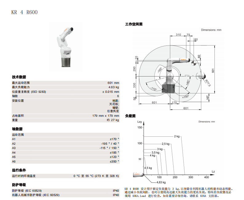 天津库卡机器人代理 kr4 r600价格 库卡kr4 r600参数-搜了网