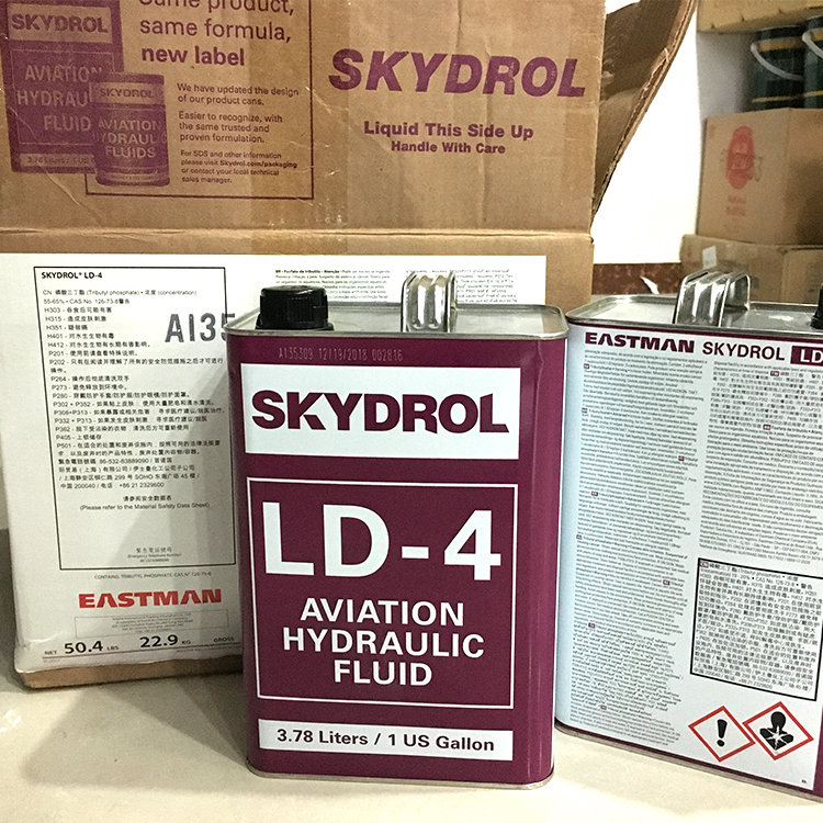 LD4液压油 首诺Skydrol LD-4阻燃液压油 3.78L 标准AS1241 视频-搜了网