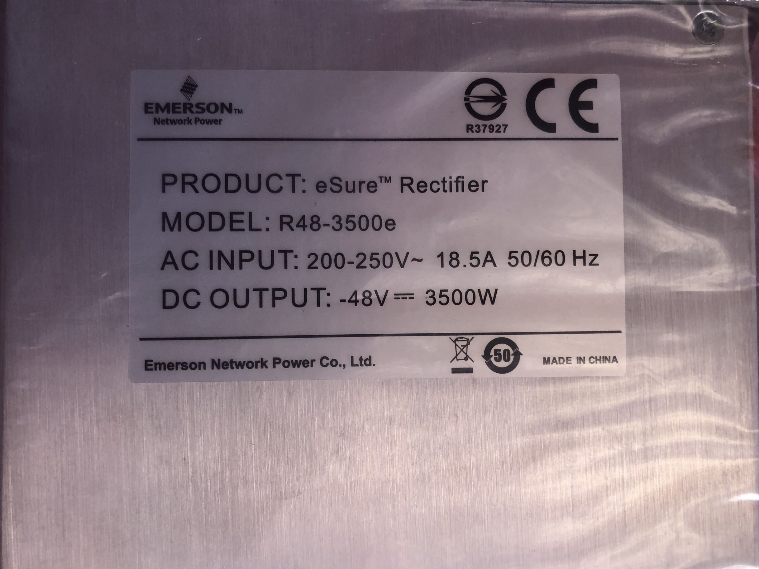 维谛R48-3500E维谛48v整流电源模块48v50A_维谛R48 3500E_山东创信电源科技有限公司