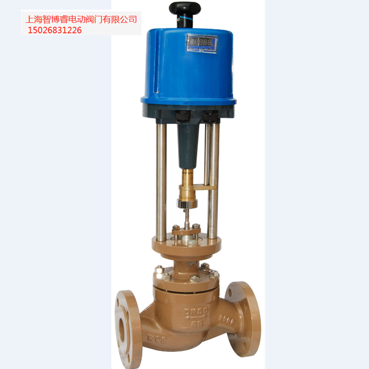 智博睿电动调节阀ZAZP-16K DN25电动单座调节阀 电子式电动调节阀-搜了网