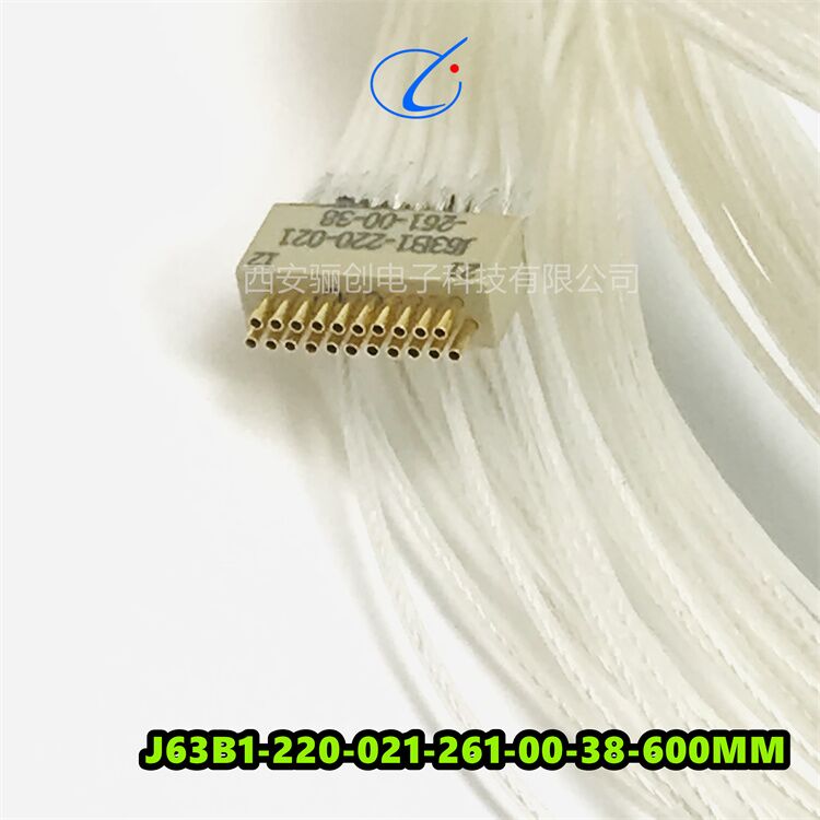 J63A矩形连接器J63A-222-069-261-JC 100cm 插头插座接插件 -搜了网