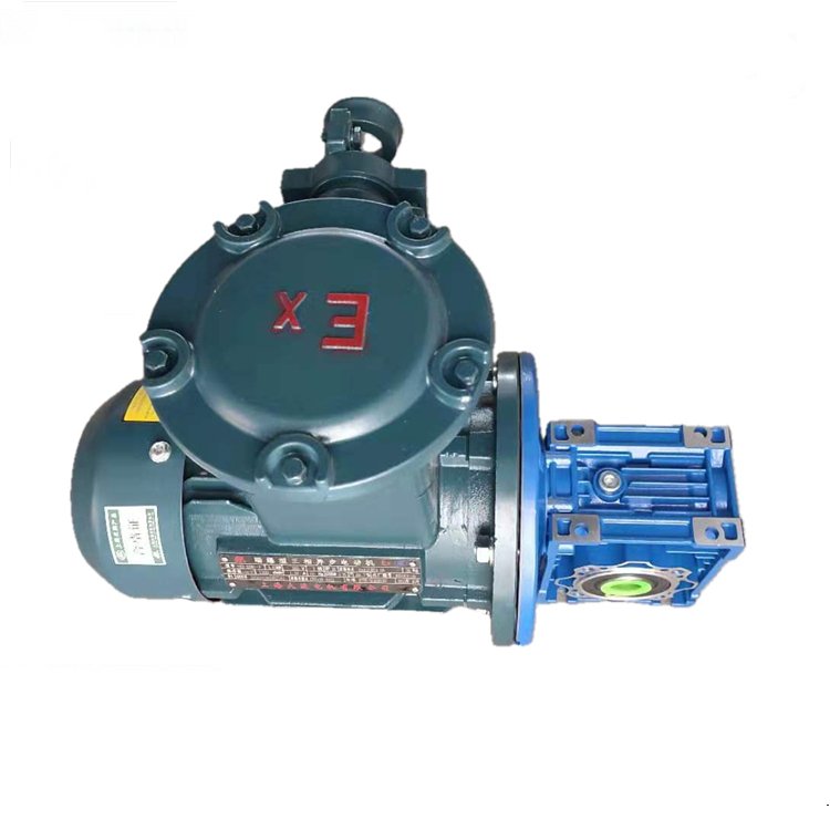 化工机械用YBX3-80M2-4-RV063-1/30 0.75KW防爆电机配蜗轮减速机 视频-搜了网