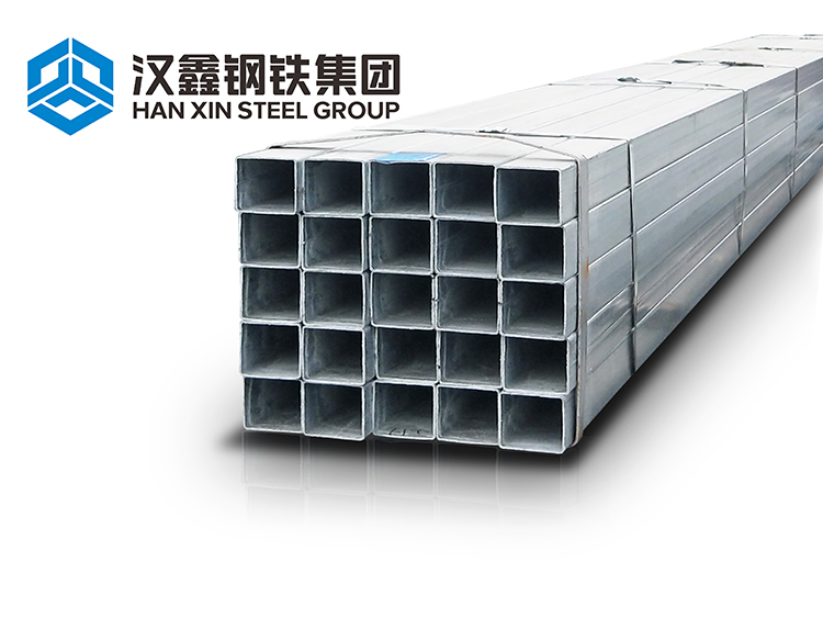 汉鑫供应 钢结构用Q235B镀锌方管 40*80薄壁热镀锌方矩管-建材网
