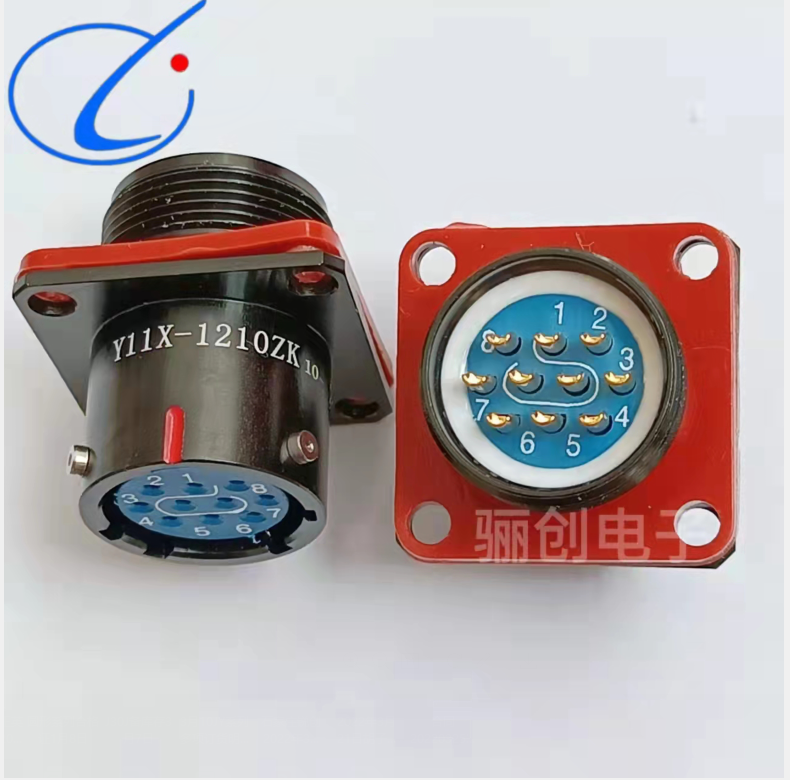 圆形连接器y11X-2255TJ y11X-2255ZK插头插座接插件-搜了网