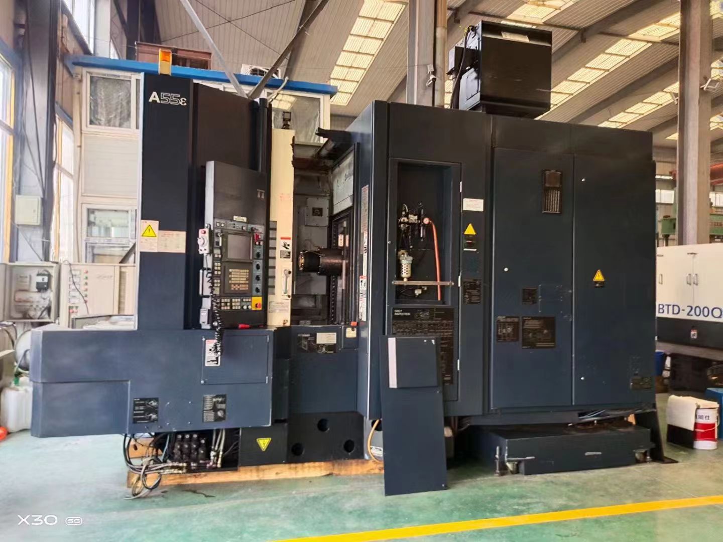 出售日本牧野A55E卧式加工中心二手400卧加