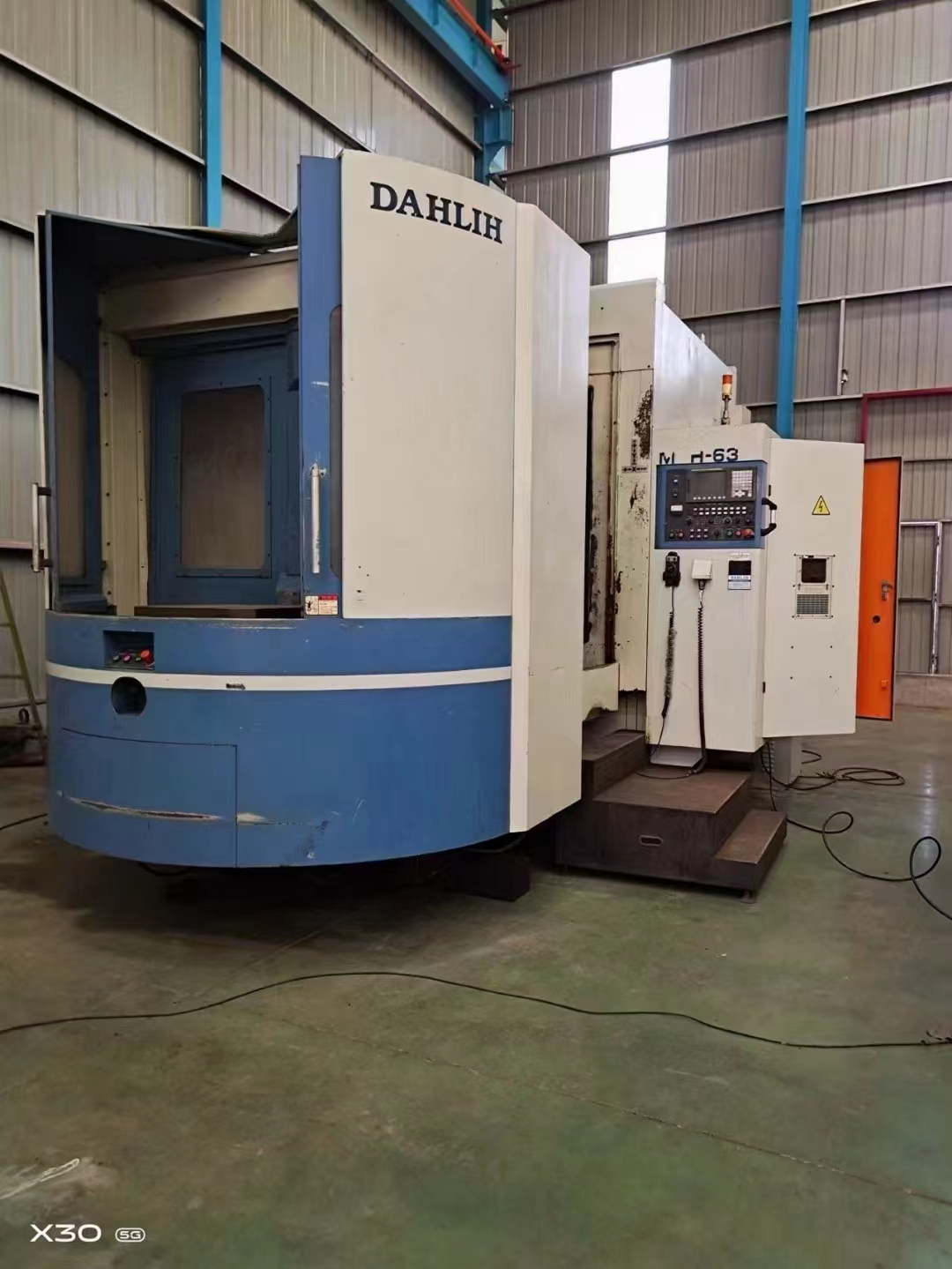 处理二手大立MCH-630卧式加工中心BT50主轴二手卧加