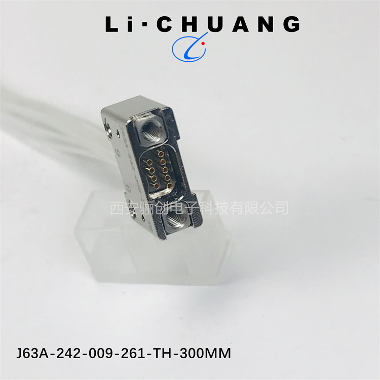 J63A矩形连接器J63A-222-069-261-JC 100cm 插头插座接插件 -搜了网