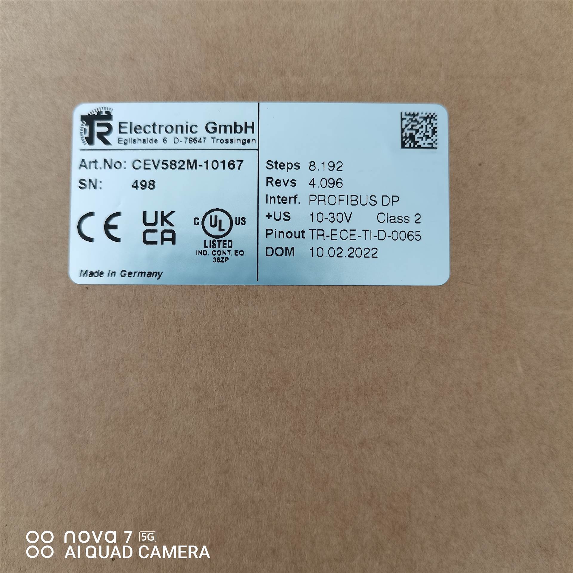 CEV65M-01460帝尔位置测量编码器-搜了网