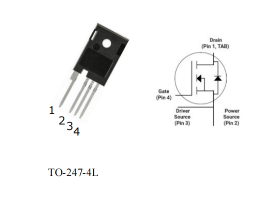 1200V 碳化硅MOS TO-247-4L 清纯半导体SICHAIN 其亮科技-搜了网