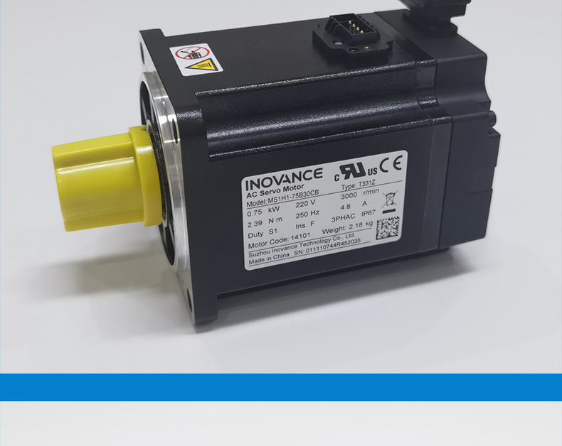 原装INOVANCE汇川伺服电机MS1H4-40B30CB-A331R伺服马达400W电机-电工电气网