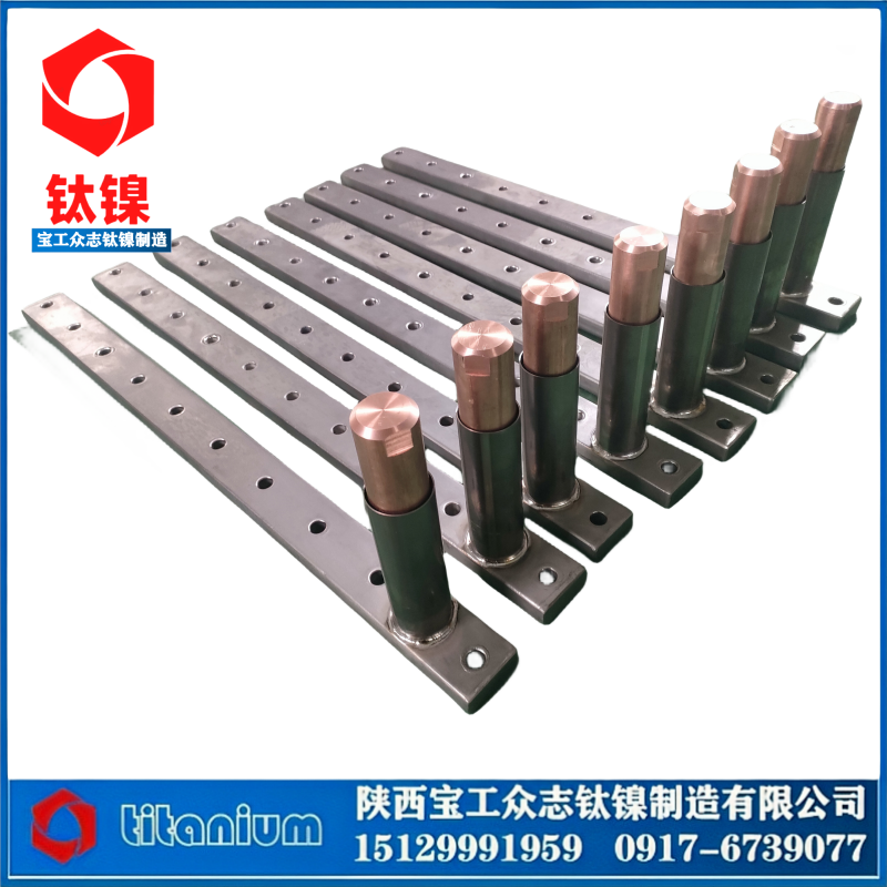 钛包铜 钛铜复合棒 钛阳极导电板 钛阴极导电梁 TA2+TA2阳极棒-搜了网