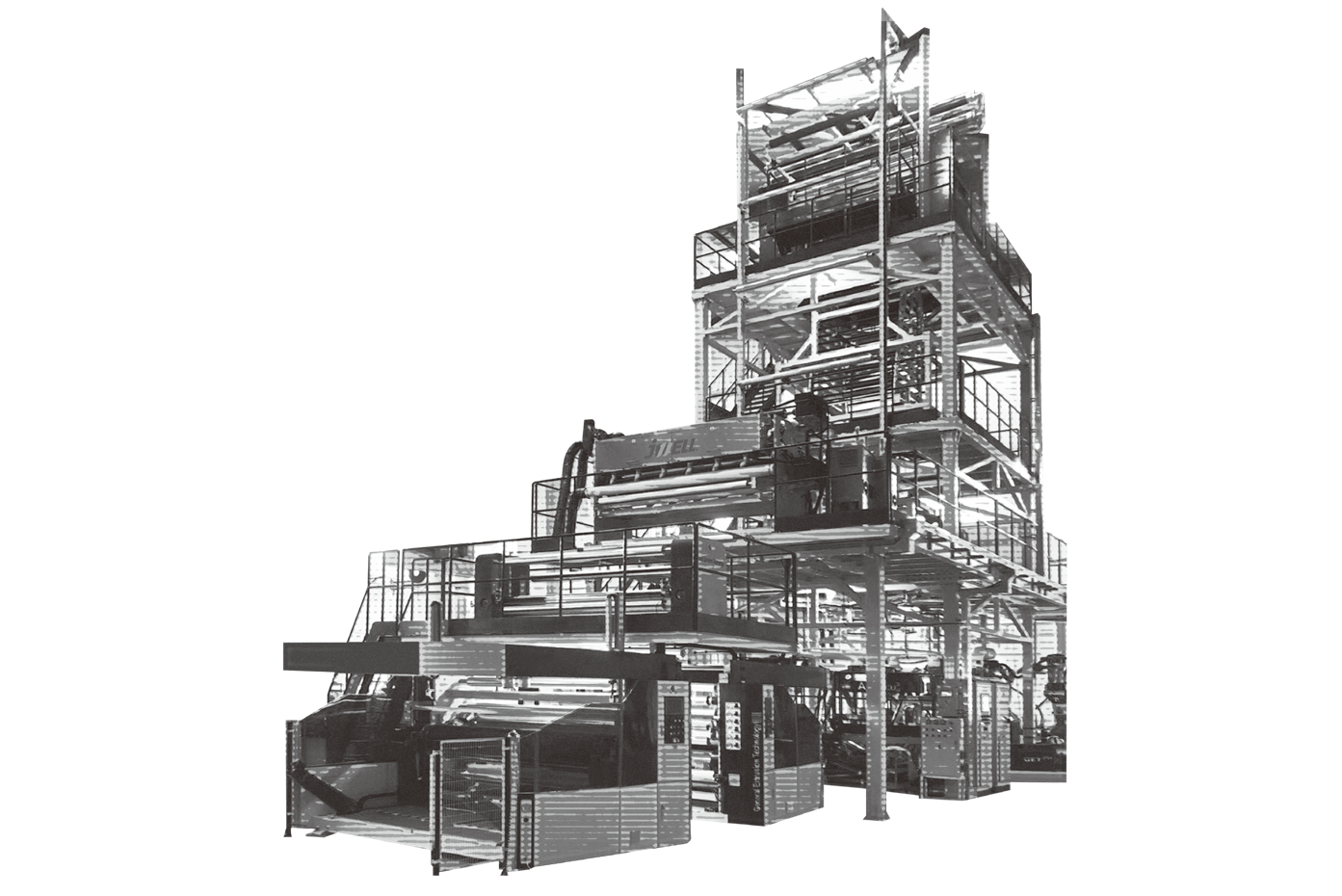 高阻隔MDOPE吹膜生产线 单一材料高阻隔吹膜解决方案_高阻隔MDOPE吹膜生产 _常州金纬片板设备制造有限公司(市场部）
